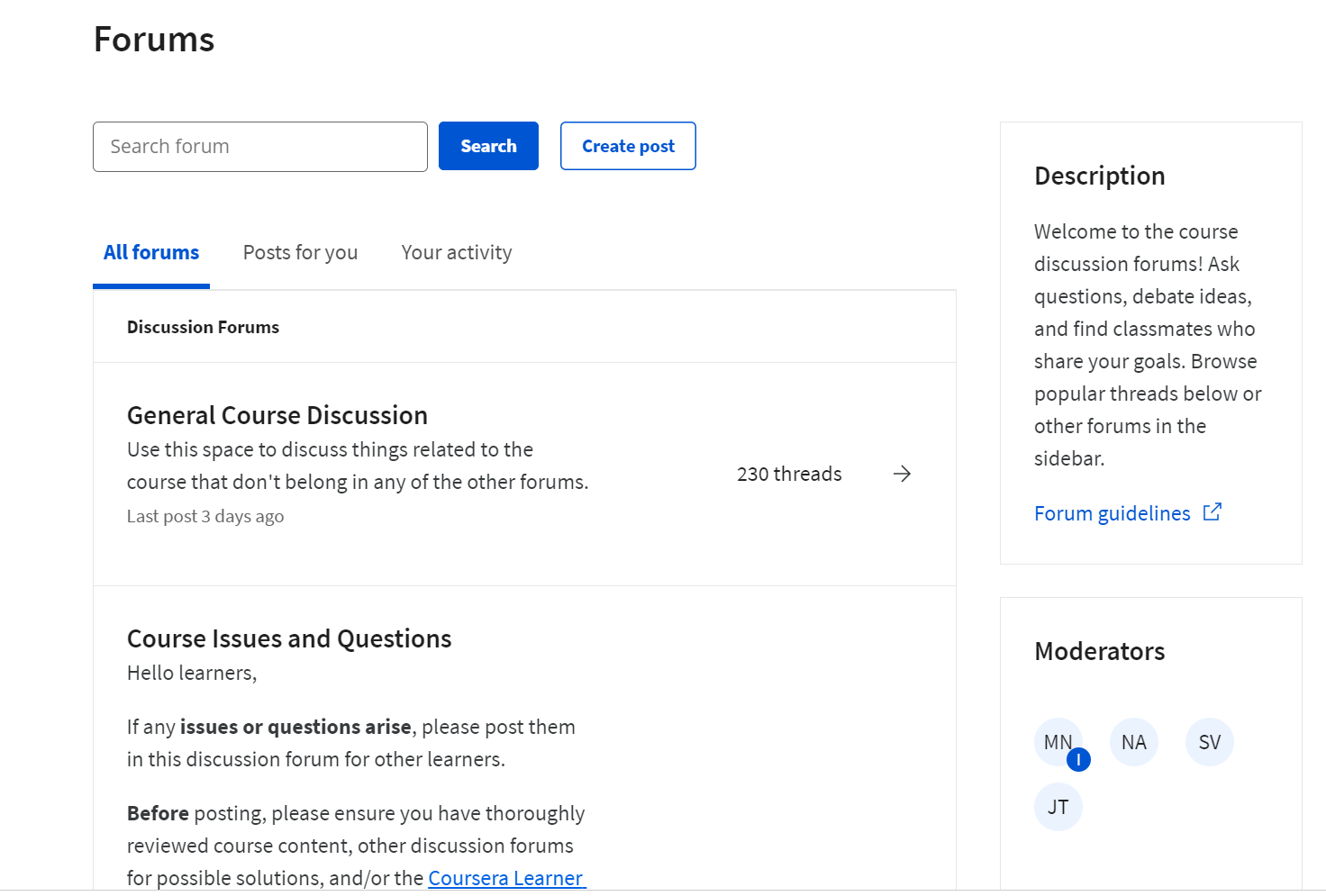Heuristic Evaluation Coursera Board – Shilpa Mehta